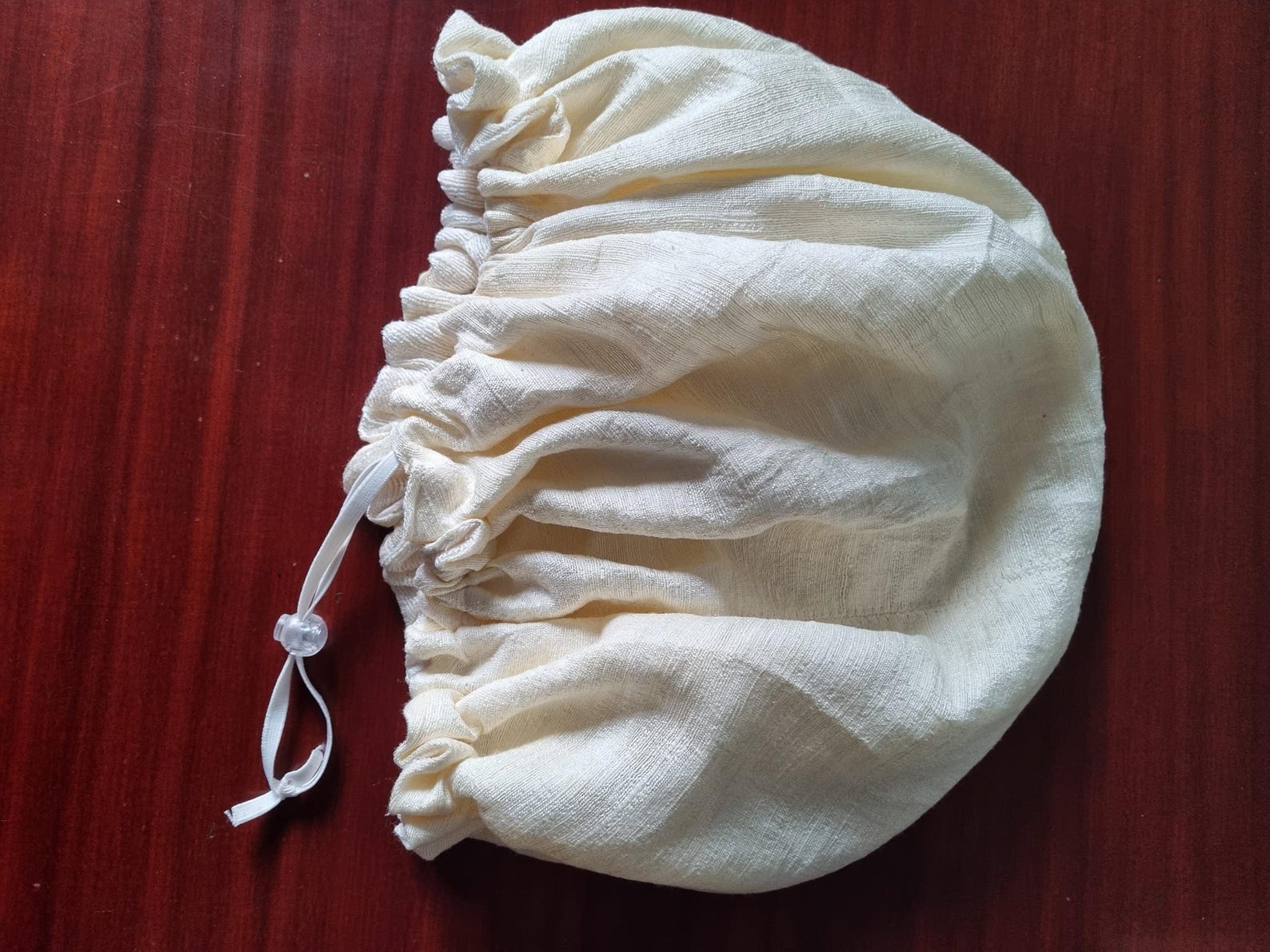 Adjustable Raw Silk Sleep Bonnet: Handmade Hair Cap - Etsy