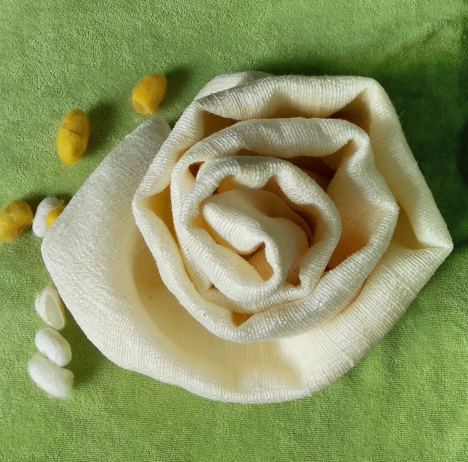 Raw Silk Body Towel Handwoven Hair Towel Spa Towel Non-dyed. 100% ...