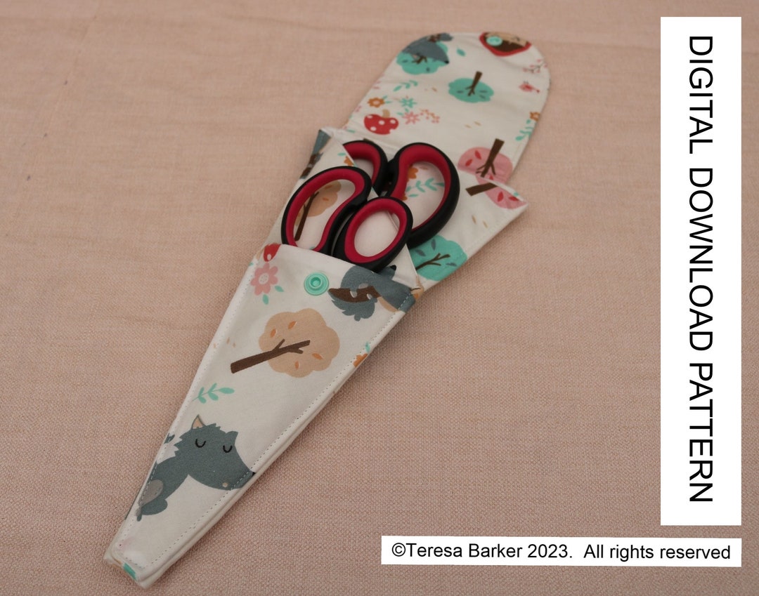 Pattern for Triple Scissor Pouch, Downloadable Pattern, Easy to Follow ...
