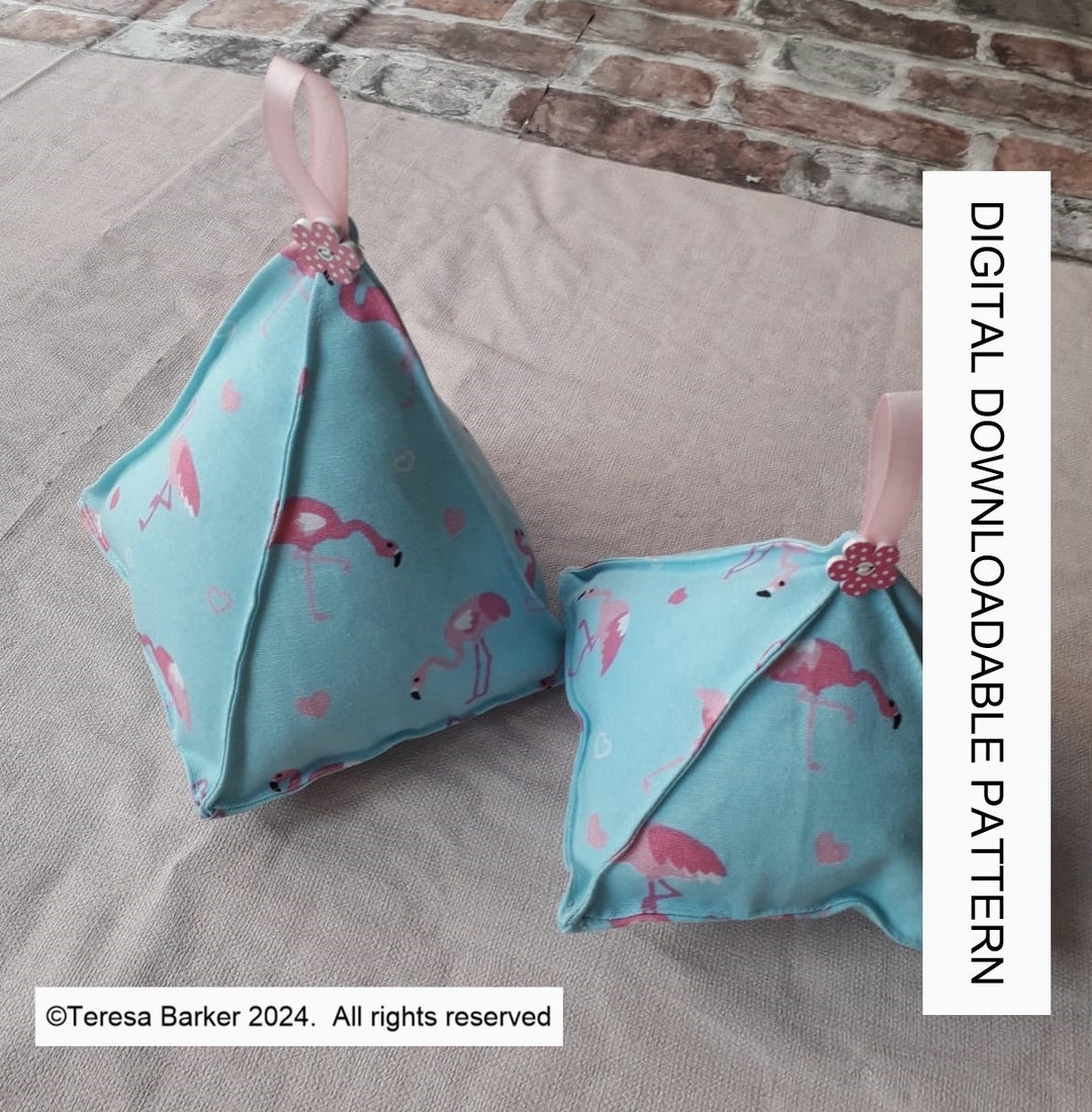 Pattern for a Small Pyramid Doorstop or a Paper Weight, Downloadable ...