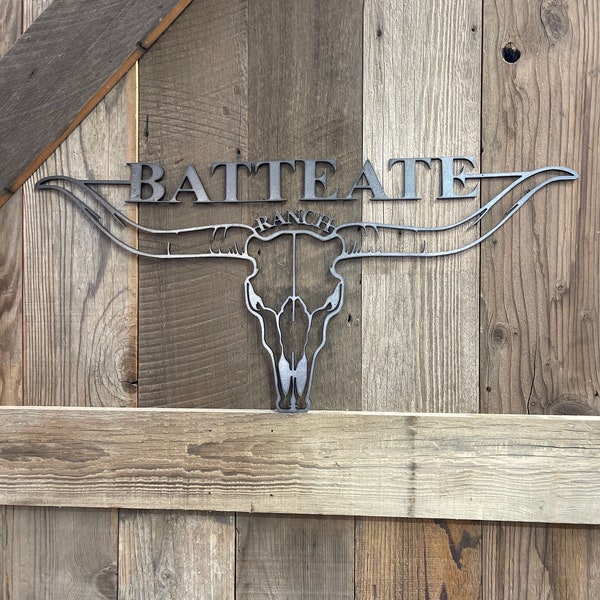 Longhorn Metal Art - Etsy