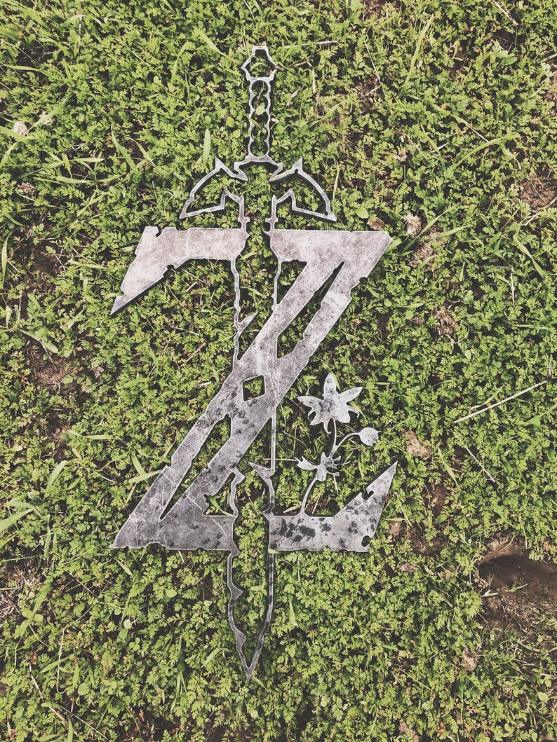 Legend of Zelda, Above Bed Decor, Metal Sign Art, Metal Sign Custom ...