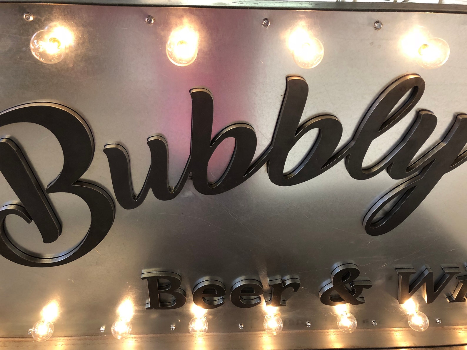 Light up Metal Sign Vintage Marquis Metal Bar Sign Old Sign - Etsy