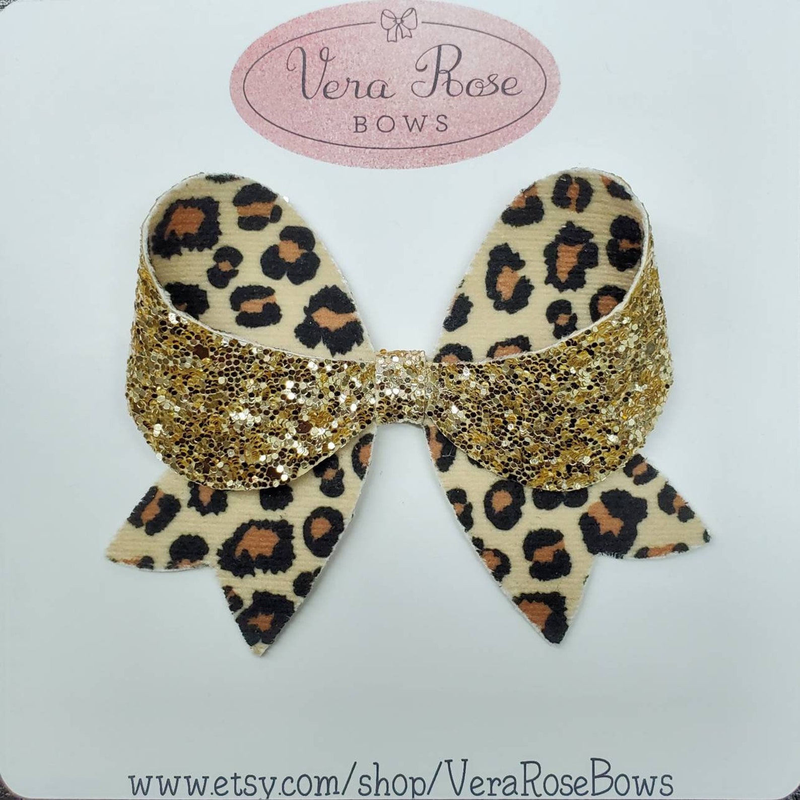 Animal Collection Animal Bow Cheetah Print Bow 4inch Bow - Etsy