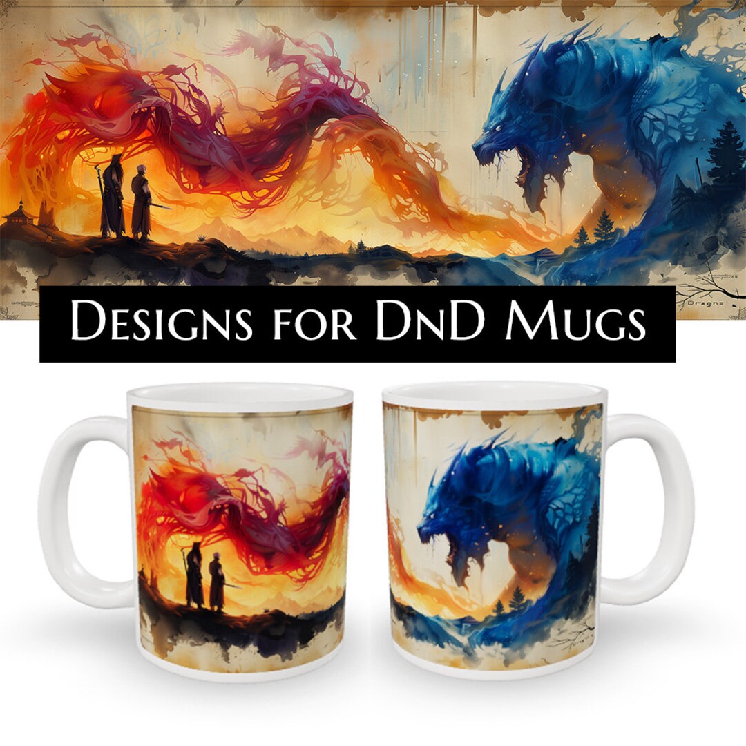 Designs for Dnd Mug Images Dungeons and Dragons Mugs Graphics Gift for ...