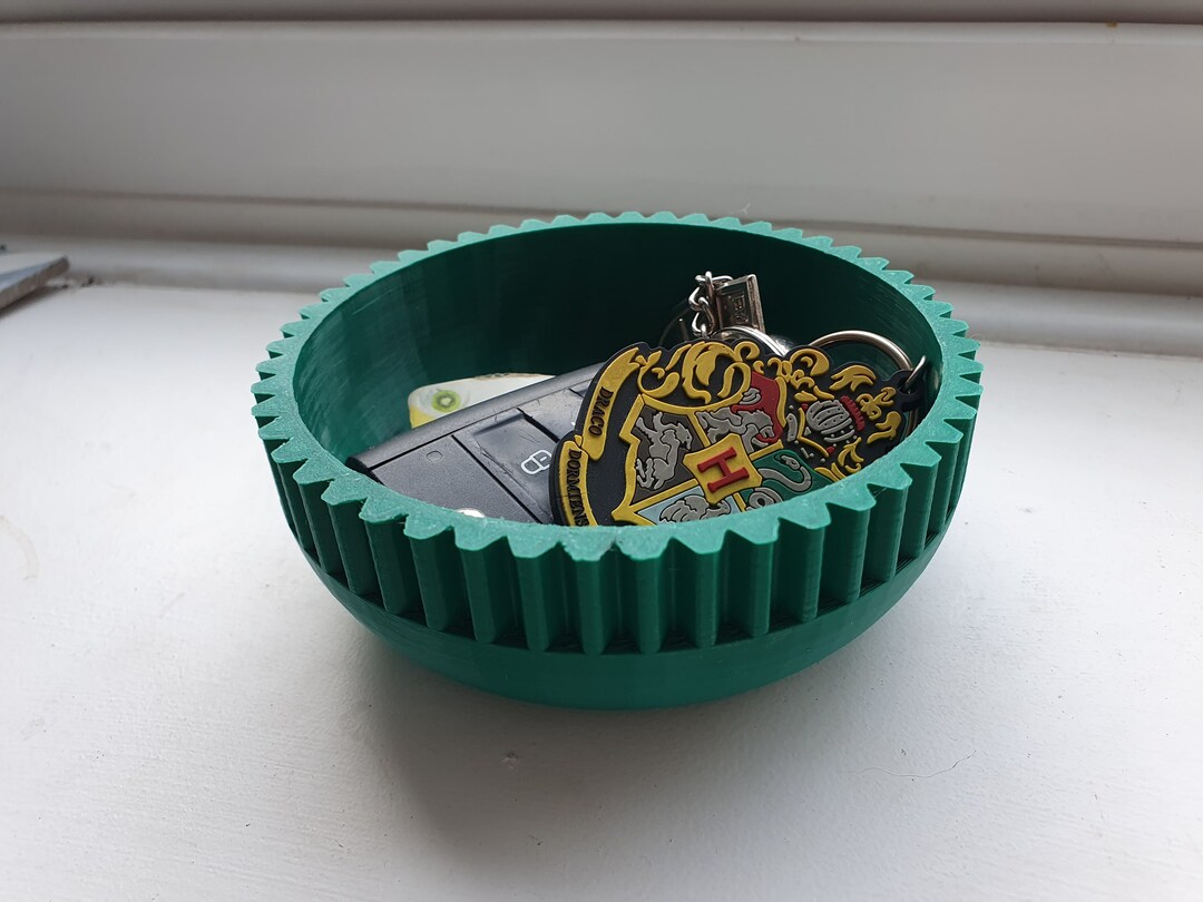 3D Printed PLA Trinket Dish 'COG' Biodegradable Home - Etsy