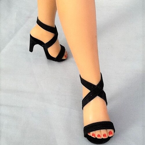 18 Revlon & Friends BLACK Doll Heels / Shoes - Etsy