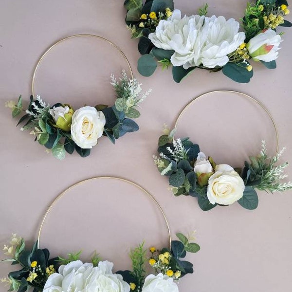Floral Hoops - Etsy