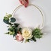 Flower Girl Hoop Floral Ring. Flower Hoop. Flower Wreath. - Etsy Canada