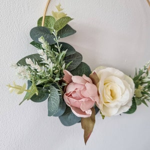 Flower Girl Hoop Floral Ring. Flower Hoop. Flower Wreath. - Etsy