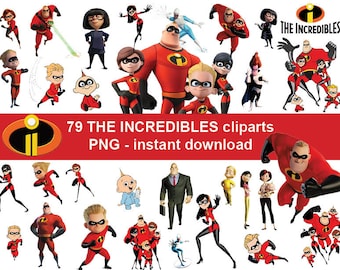 Incredibles clipart | Etsy