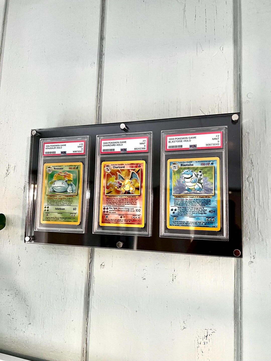 Display Case for 3 Graded Cards Fit for PSA or CGC Slabs Lorcana One ...