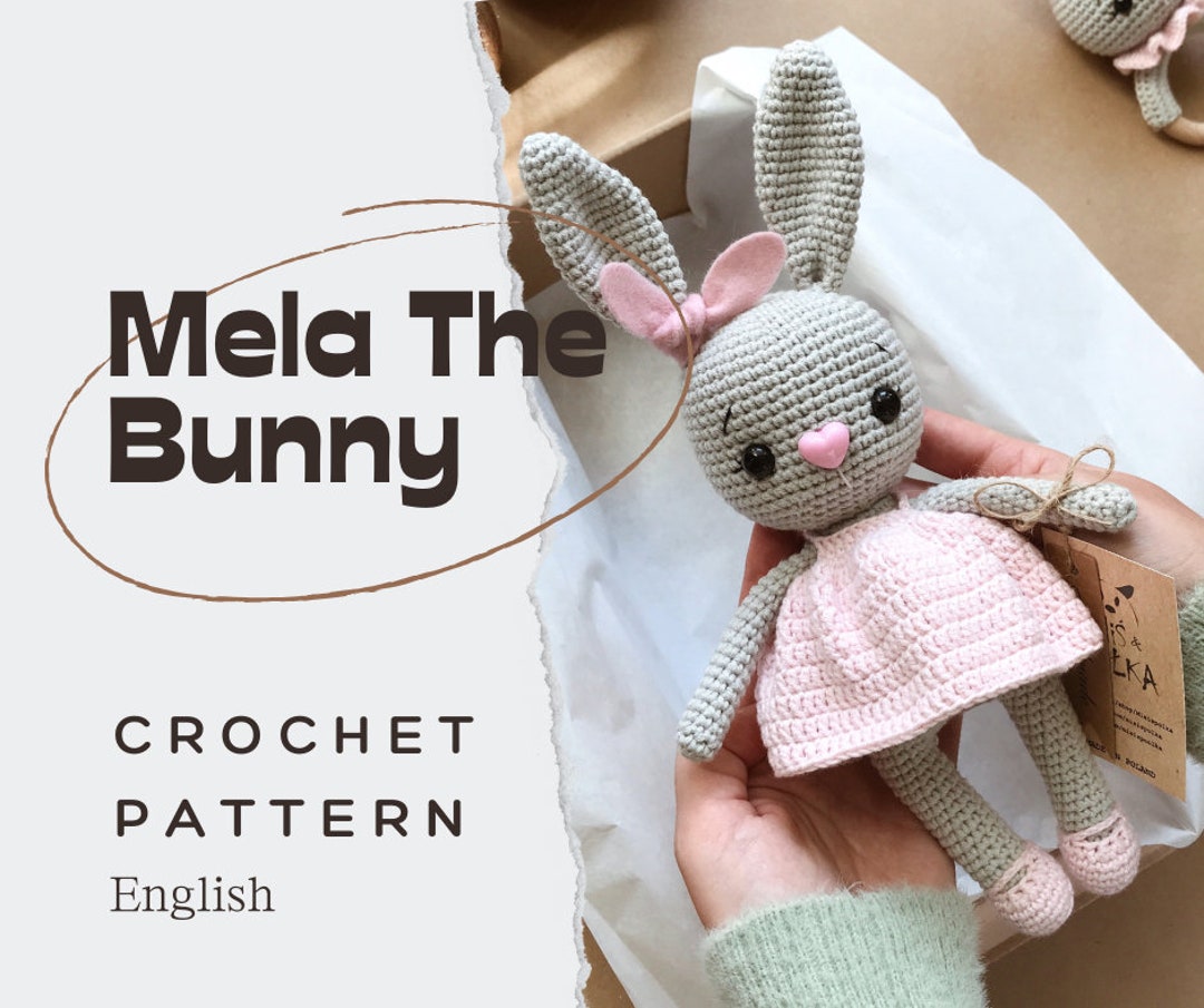 PDF Mela the Bunny/crochet Pattern *in English Only*/digital PRODUCT - Etsy
