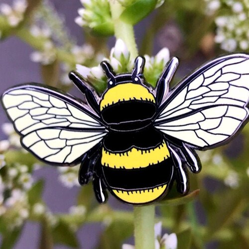 Bumble Bee Hard Enamel Pin Lapel Pin Bumblebee Pin - Etsy