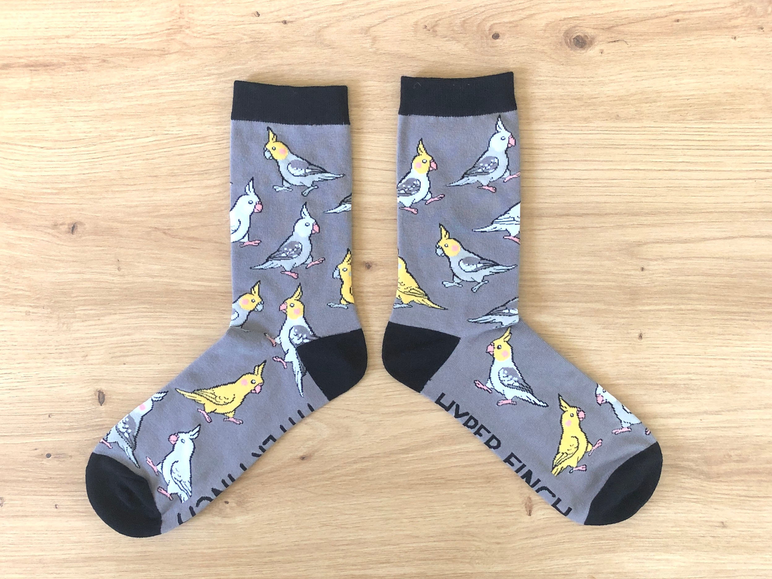 Cockatiel Socks Cotton Jacquard Crew Socks Bird Socks - Etsy