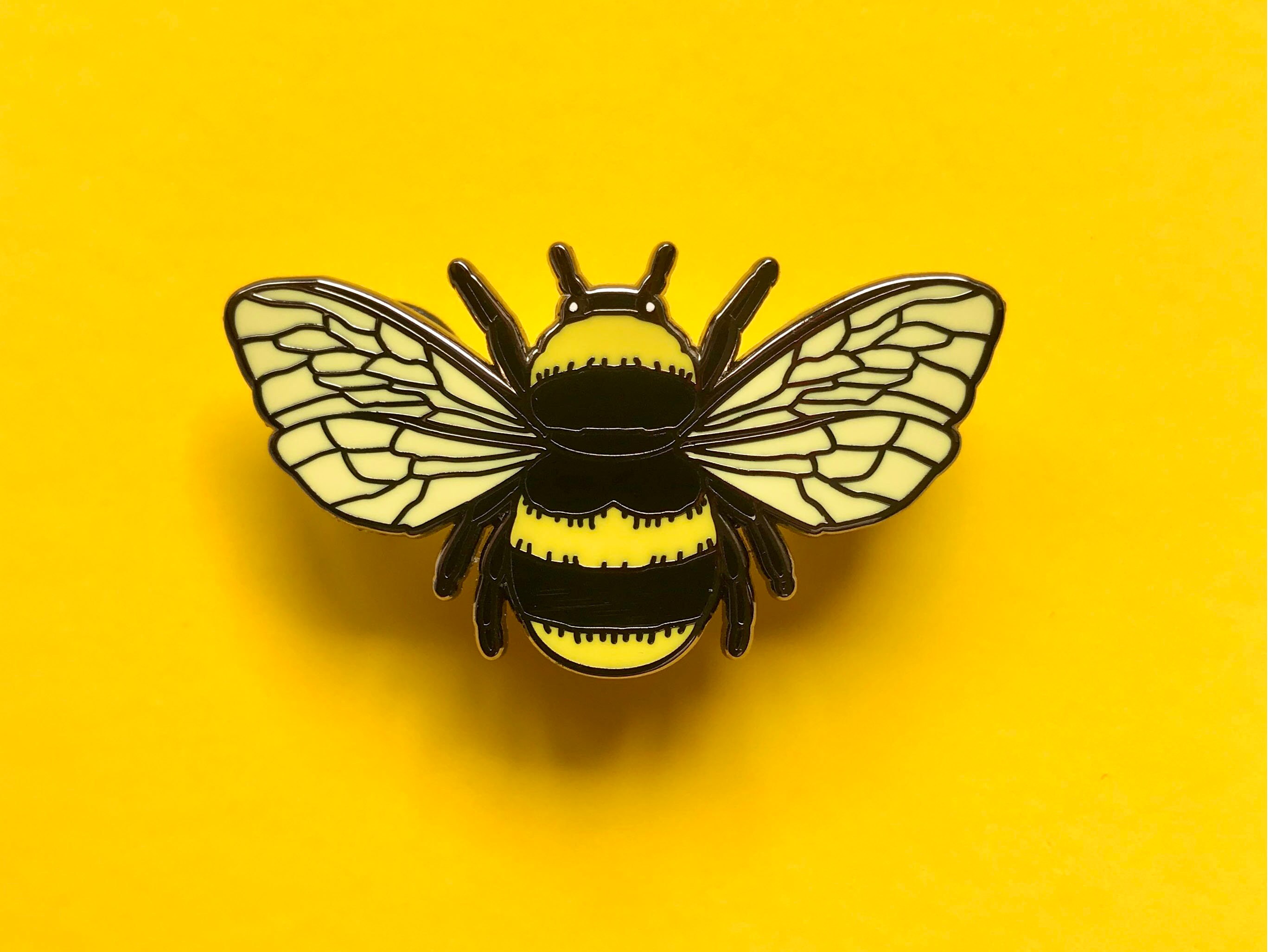 Bumble Bee Hard Enamel Pin Lapel Pin Bumblebee Pin - Etsy