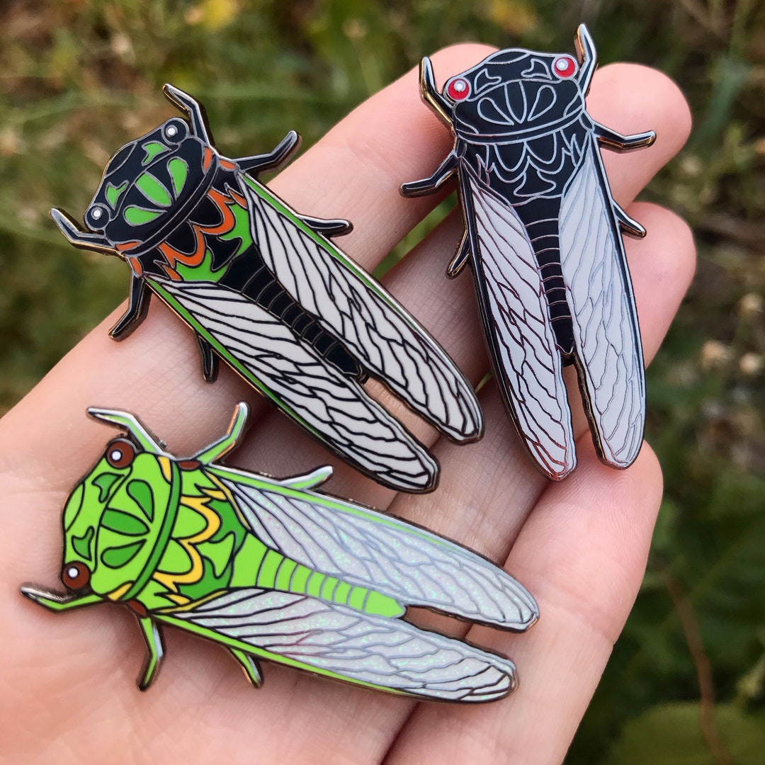 Cicada Hard Enamel Pin | Cicada Variations | Lapel Pin | Cicada ...