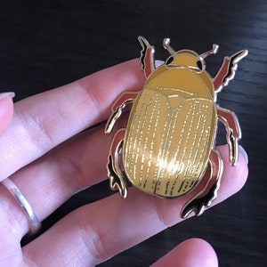 Christmas Beetle Hard Enamel Pin Lapel Pin Beetle Pin Beetle Brooch - Etsy
