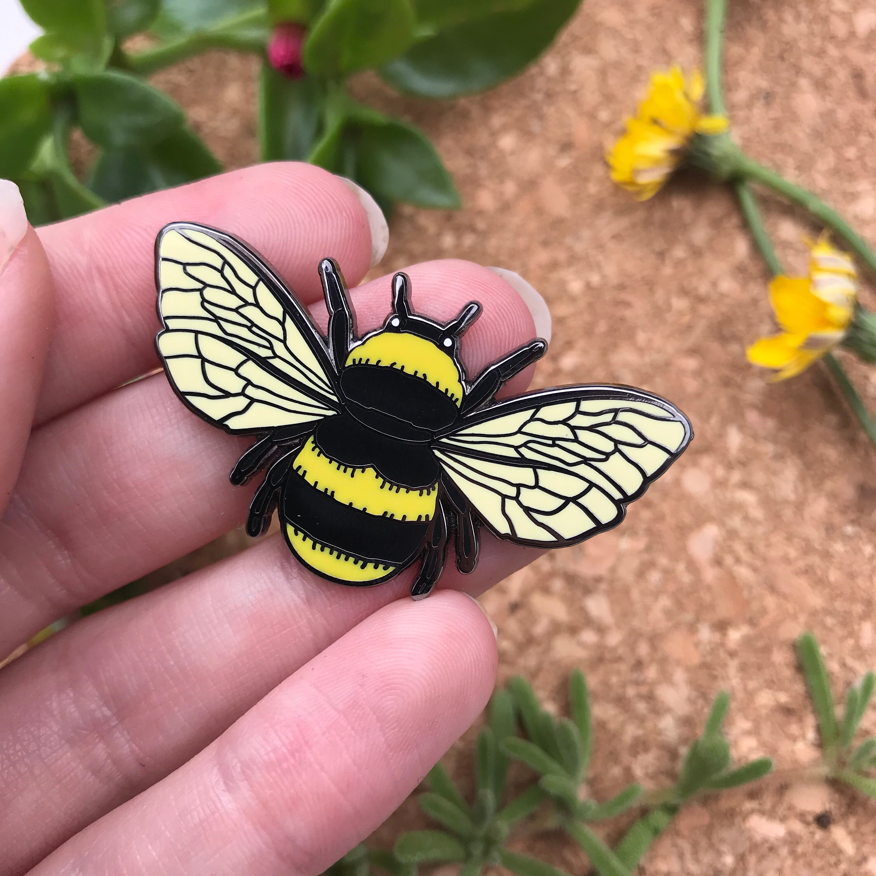 Bumble Bee Hard Enamel Pin Lapel Pin Bumblebee Pin - Etsy