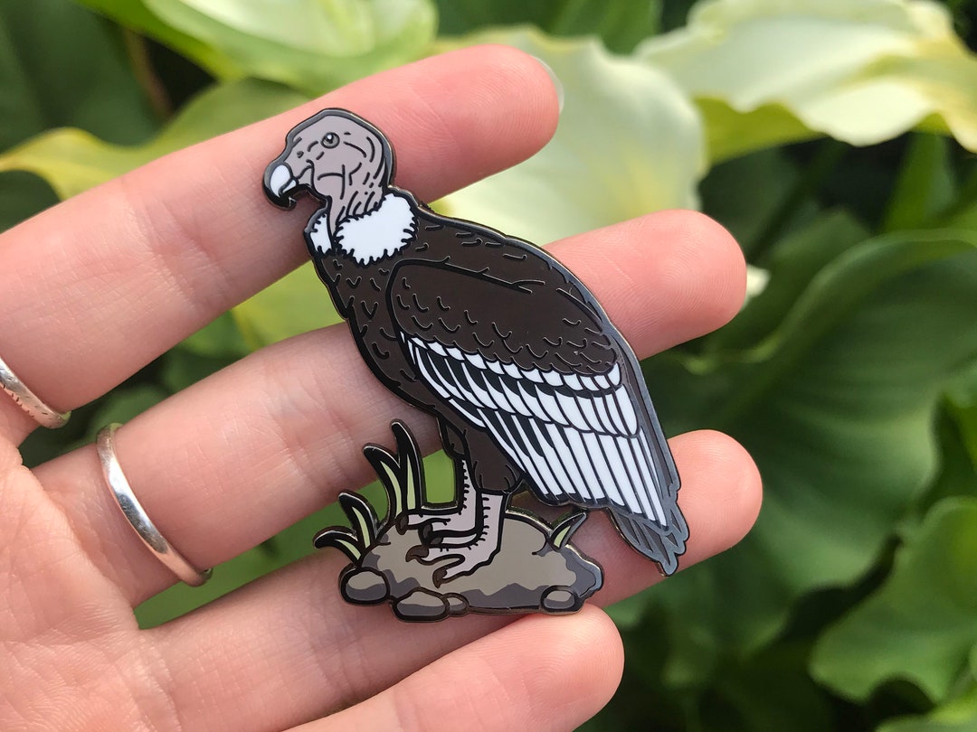 Andean Condor Hard Enamel Pin | Lapel Pin | Bird Pin | Condor Pin ...