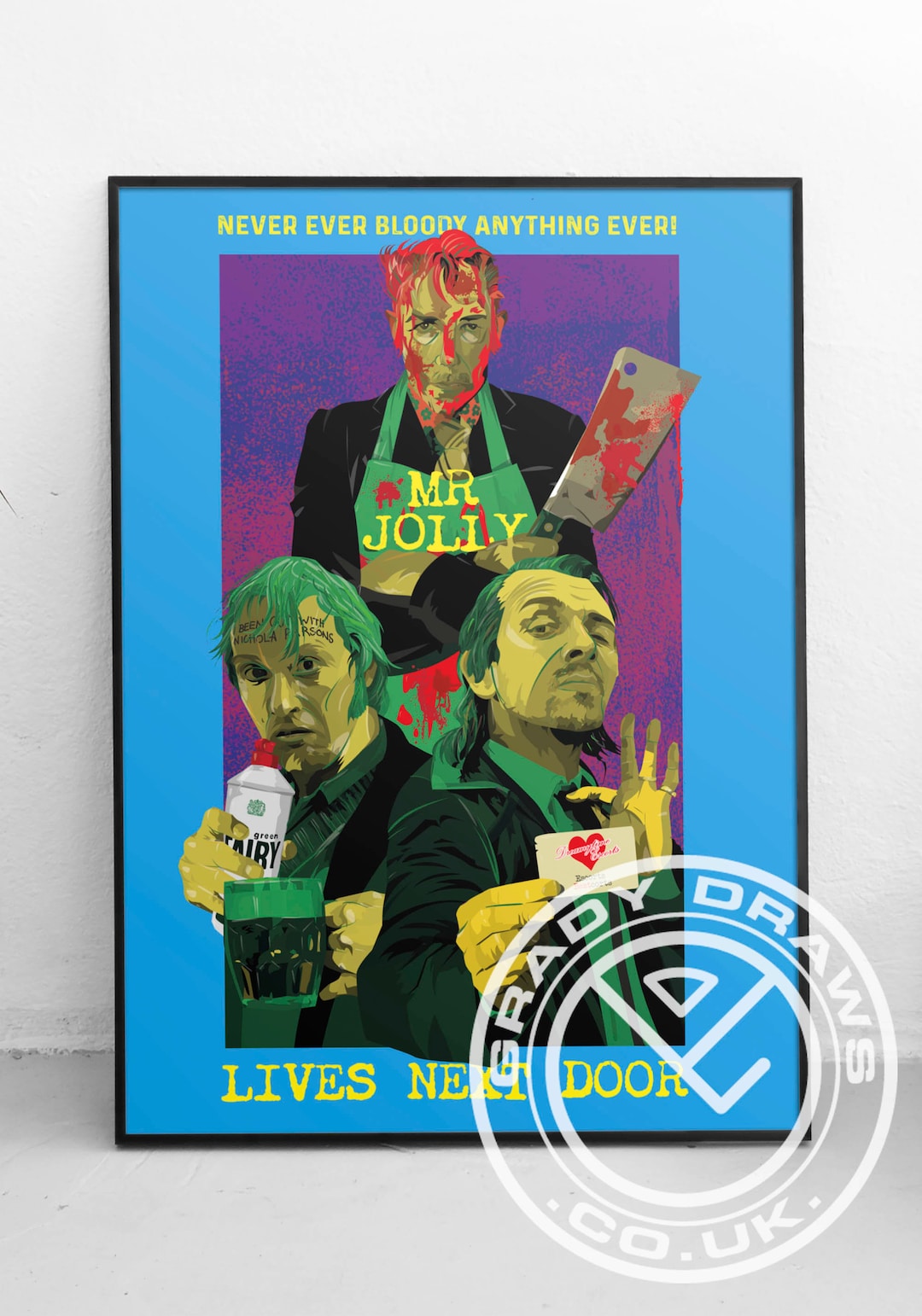 Mr Jolly Lives Next Door, Rik Mayall, Ade Edmonson, Peter Cook, Bottom ...