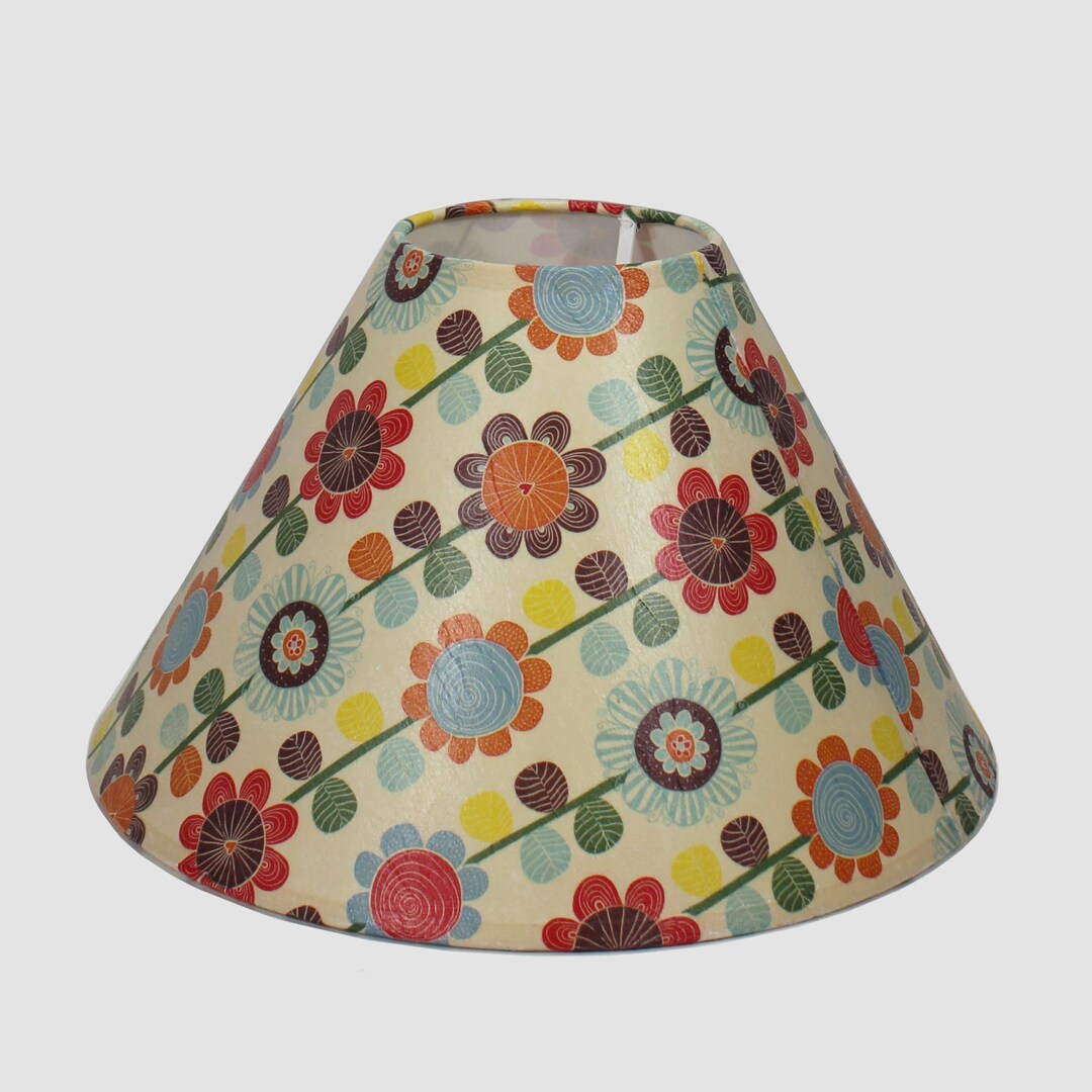 Daisy Chain Decoupage Lampshade Handmade With FREE UK Shipping - Etsy