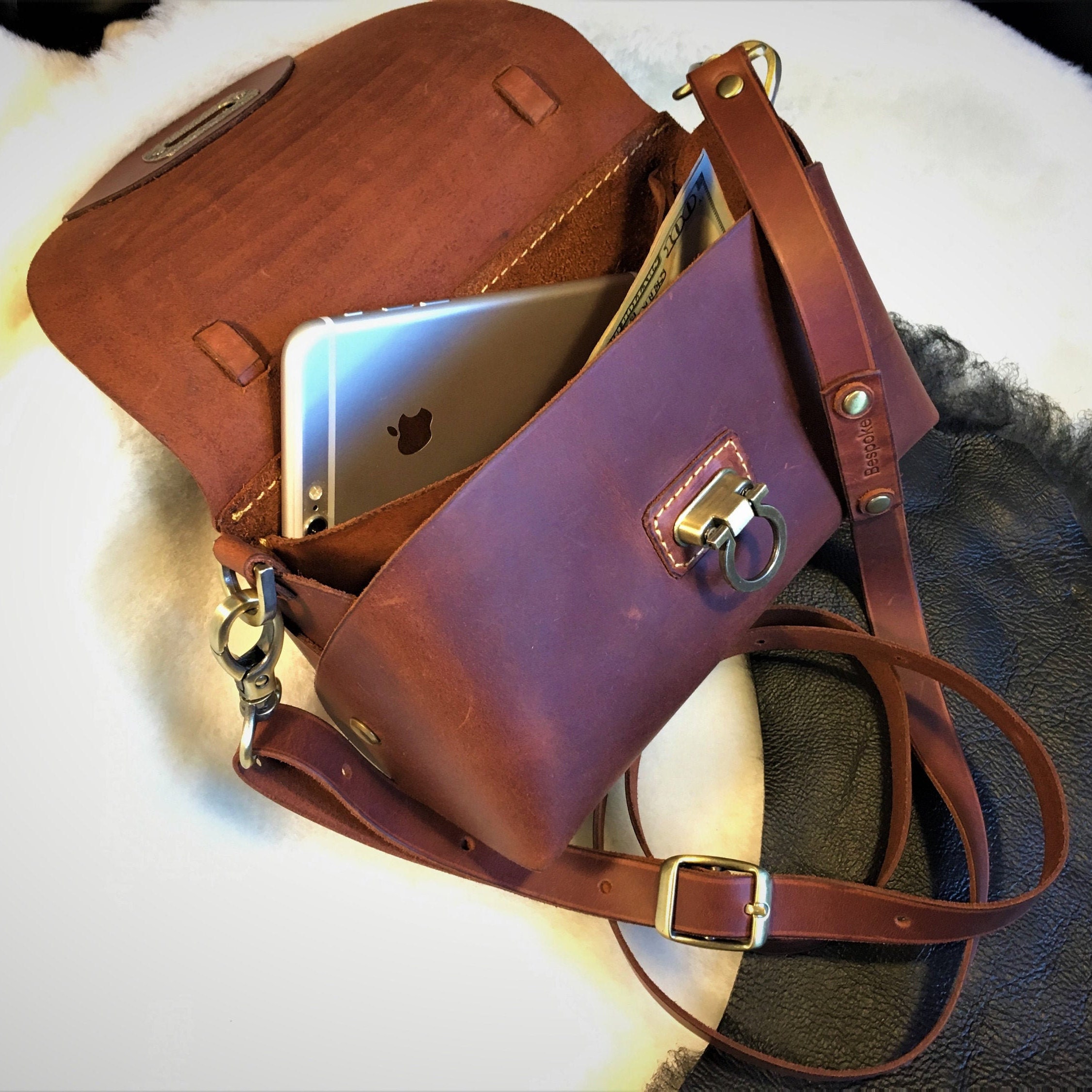 Small Crossbody Bag Mini shoulder bag Tiny leather pouch Micro | Etsy