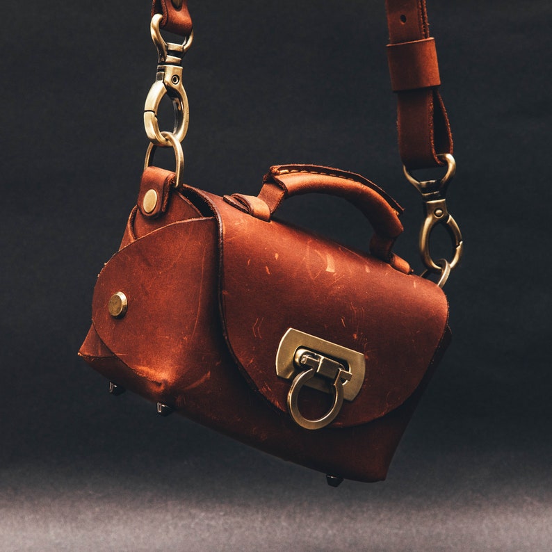 Small Crossbody Bag Mini Shoulder Bag Tiny Leather Pouch Micro | Etsy