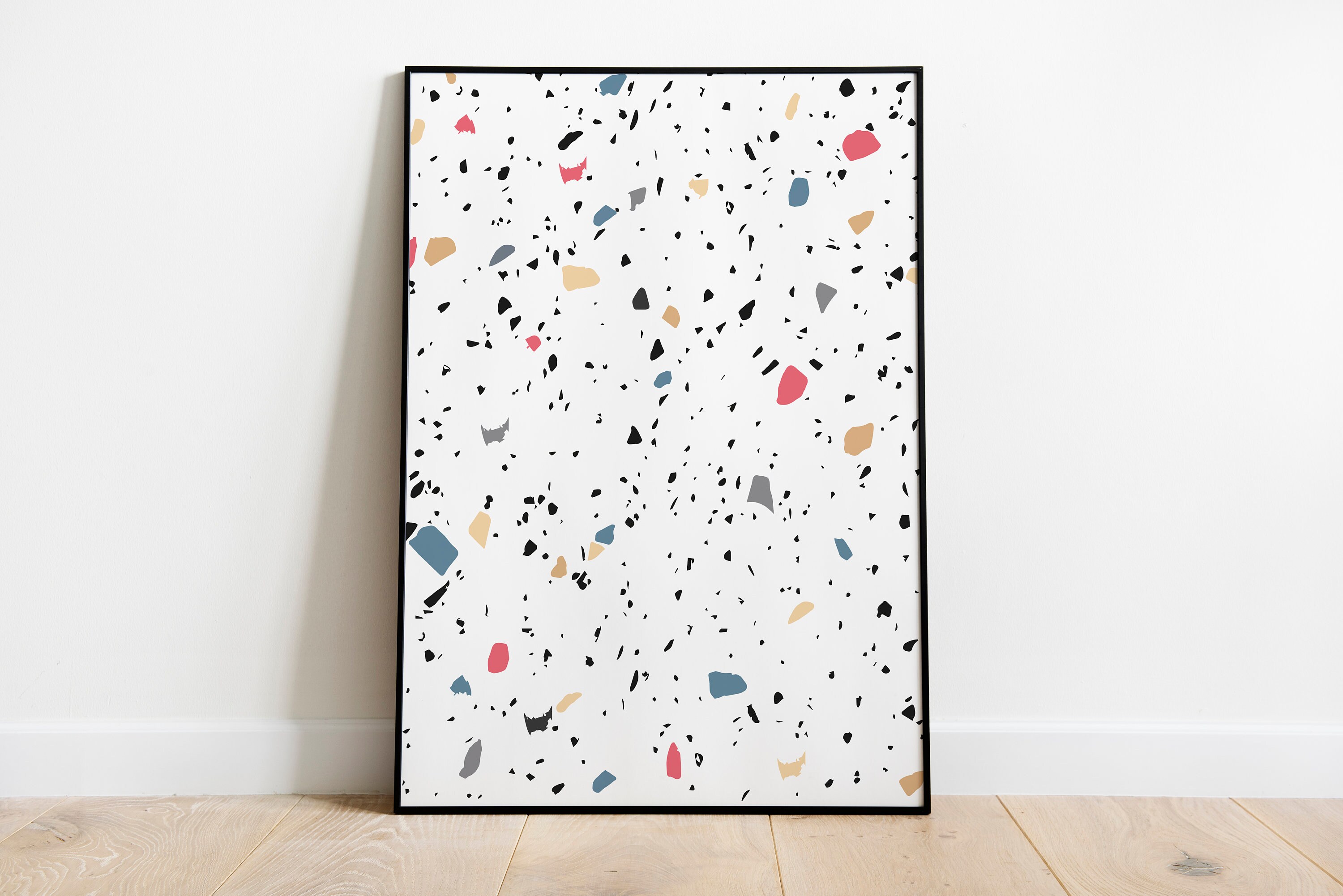 Terrazzo Print, Terrazzo Art Poster, Abstract Art Print, Abstract Wall ...