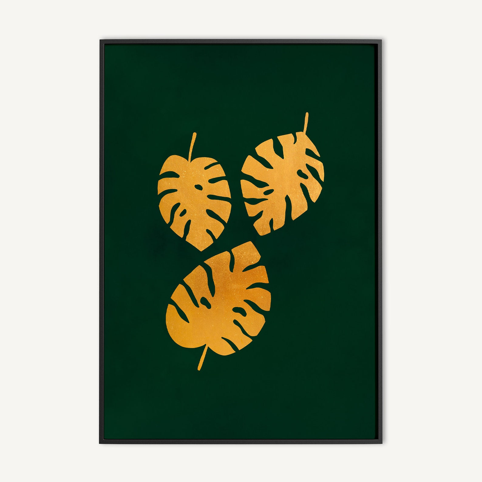 Emerald Green Gold Wall Art, Emerald Poster, Emerald Print, Emerald ...