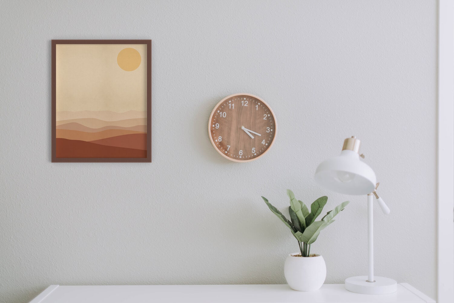 Mountains Landscape Scandinavian Poster Minimalist Print - Etsy