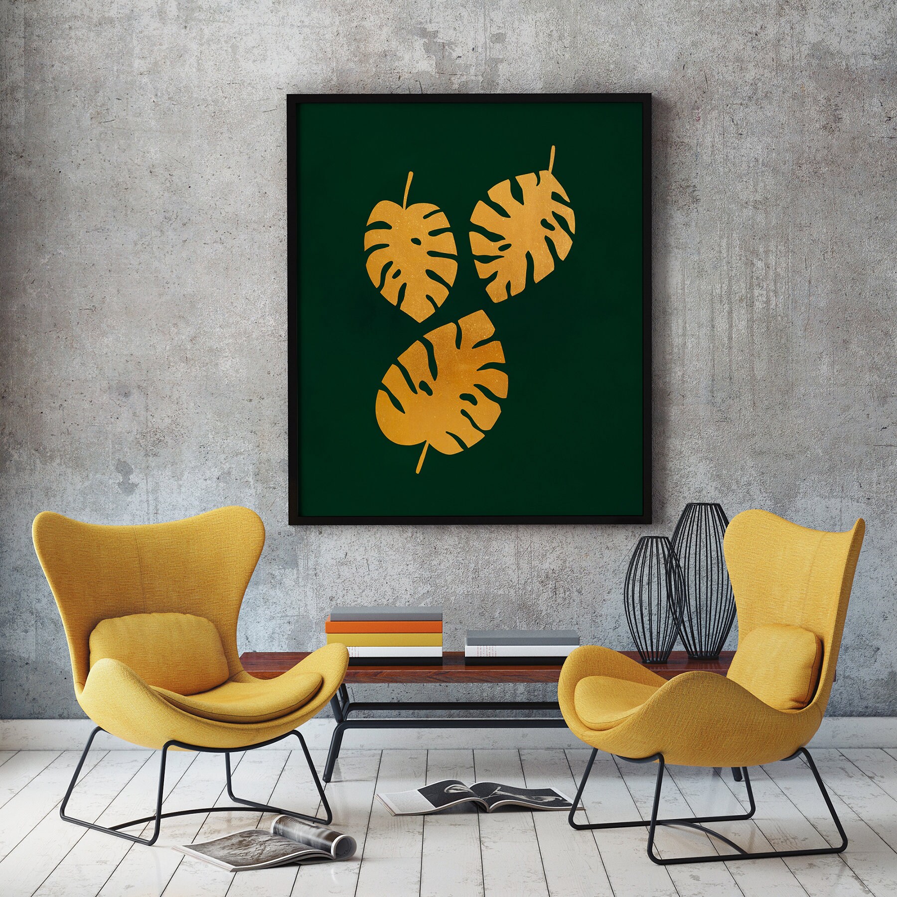Emerald Green Gold Wall Art, Emerald Poster, Emerald Print, Emerald ...