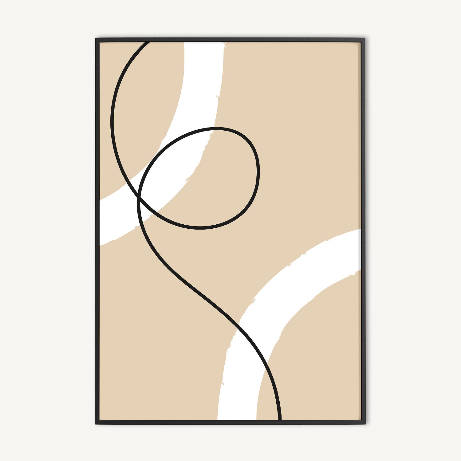 Line Art Poster, Lines Poster, Minimalist Print, Mid Century Modern ...