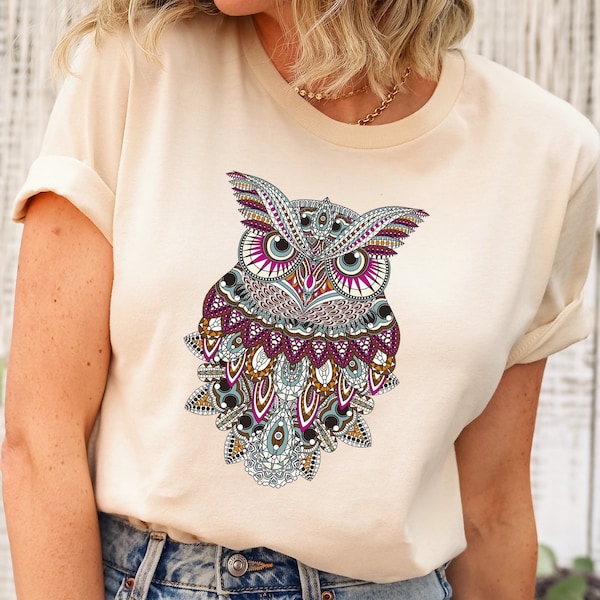 Owl Shirt - Etsy