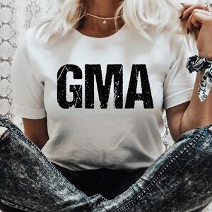 GMA Funny Grandma Shirt,gma Tshirt,gma Gift,grandparents Day Tshirt ...