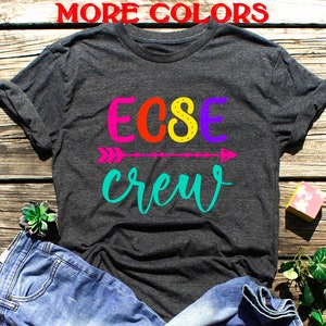 ECSE Shirt,special Education Teacher Shirts,early Childhood Educator ...