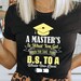 Masters Degree T-shirt,masters Degree Gift,master Graduation Shirt ...