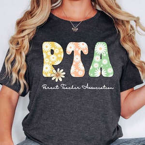 PTA Parent Teacher Association Shirt,school Volunteer Shirt,pta Board Shirts,pta Mom Shirt,pta ...