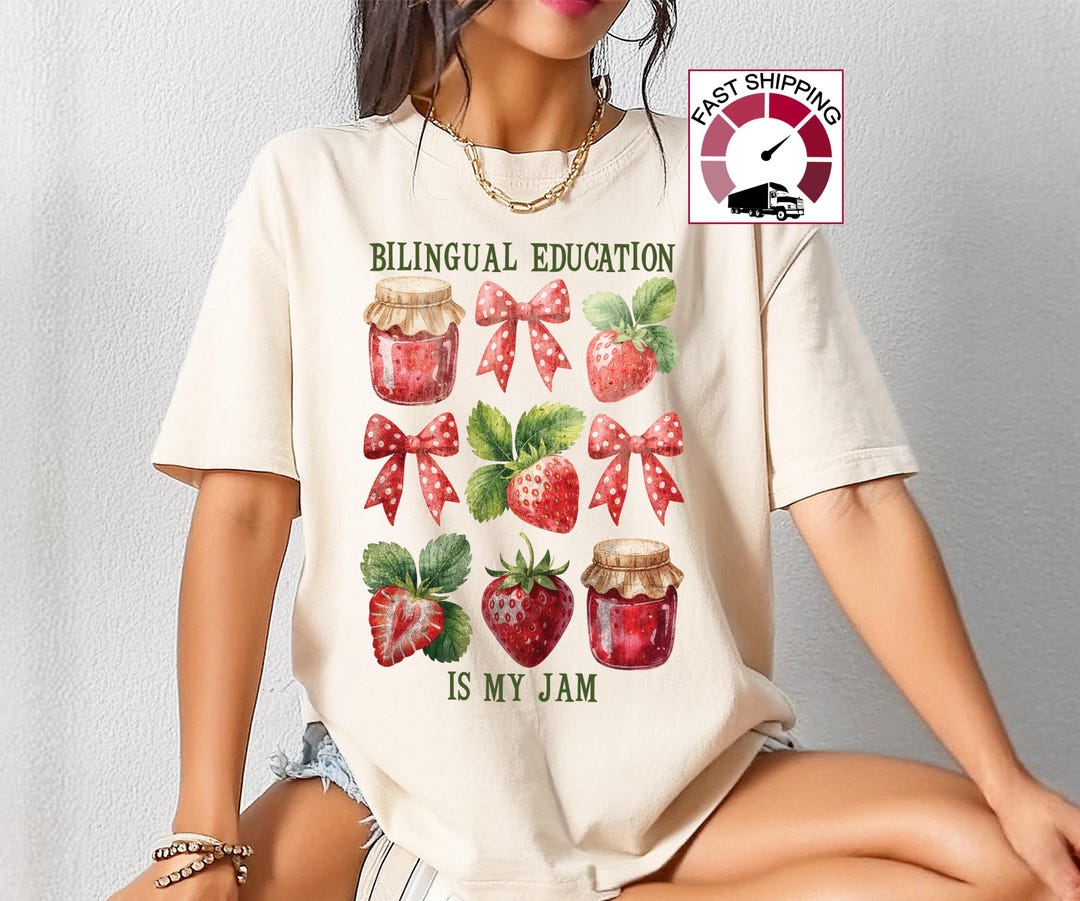 Bilingual Education is My Jam Shirt,maestra Bilingue Tshirt,comfort ...