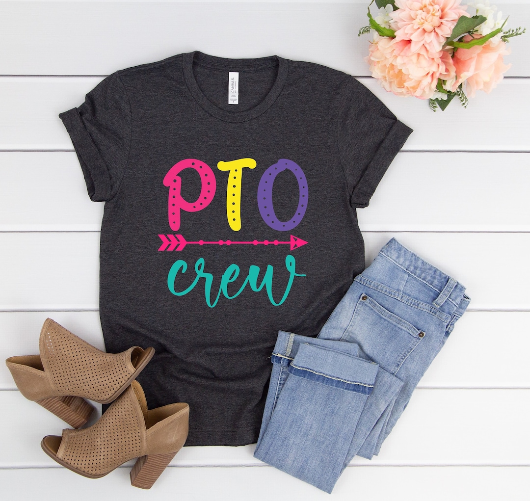 PTO Shirt,school Volunteer Shirt,pto Board Shirts,parent Teacher ...