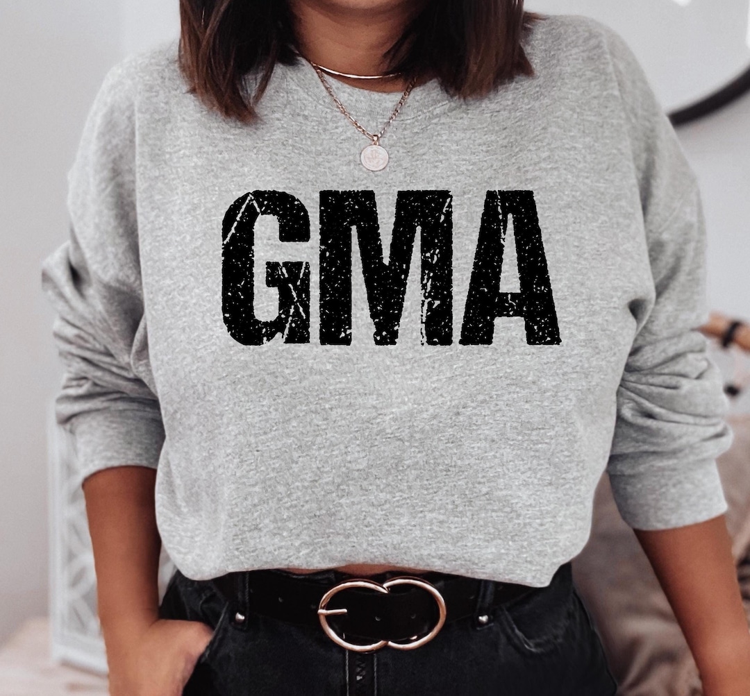 GMA Sweatshirt,funny Grandma Jumper,gma Shirt,gma Gift,grandparents Day ...