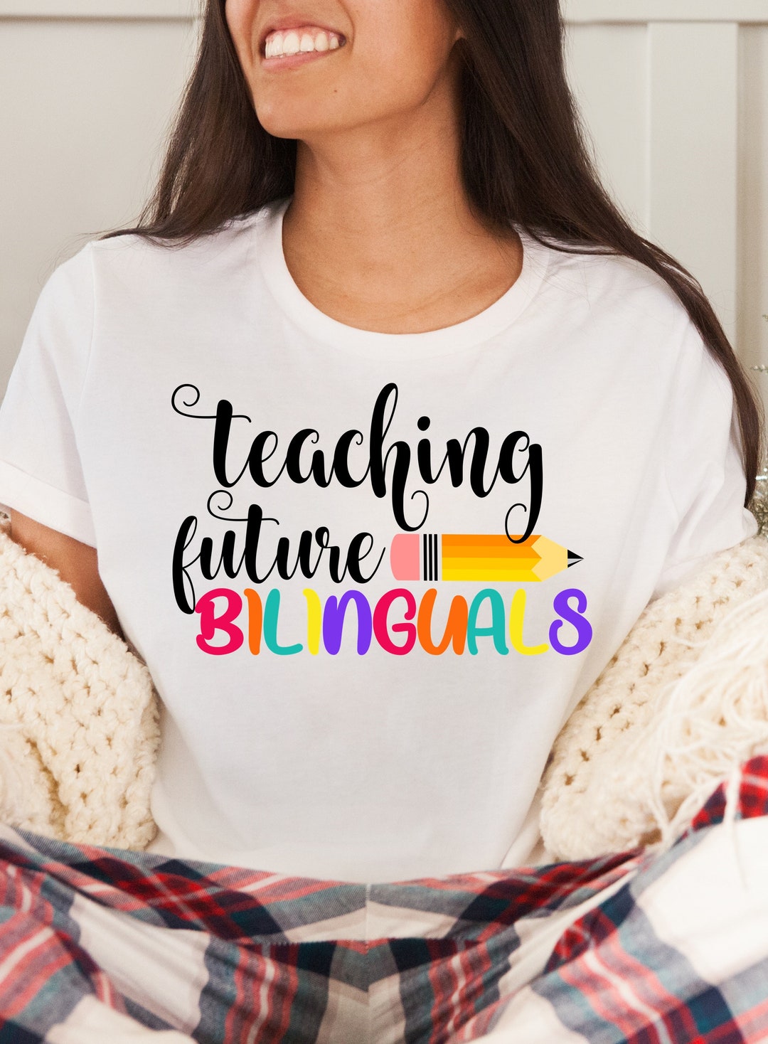 Bilingual Teacher Shirts,spanish Teacher,maestra Bilingue,latina Shirt ...