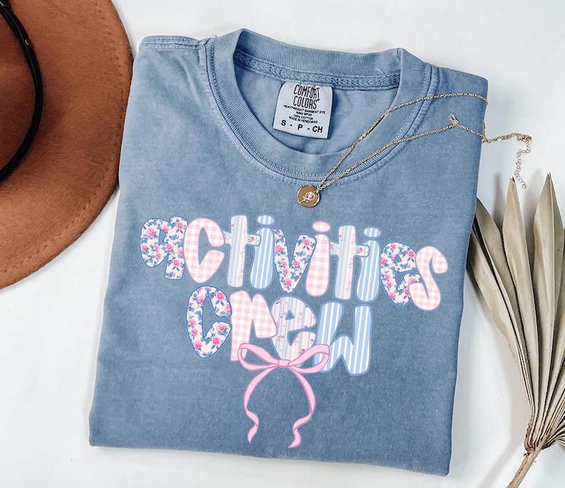 Acitvities Crew Comfort Colors® Shirt,preppy Activity Shirt,activity ...