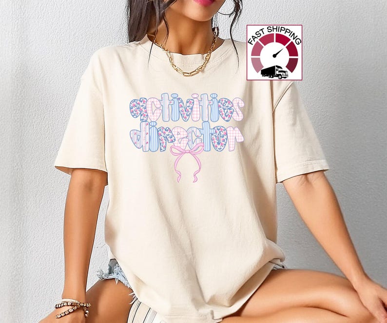 Acitvities Director Comfort Colors® Shirt,preppy Activity Shirt ...