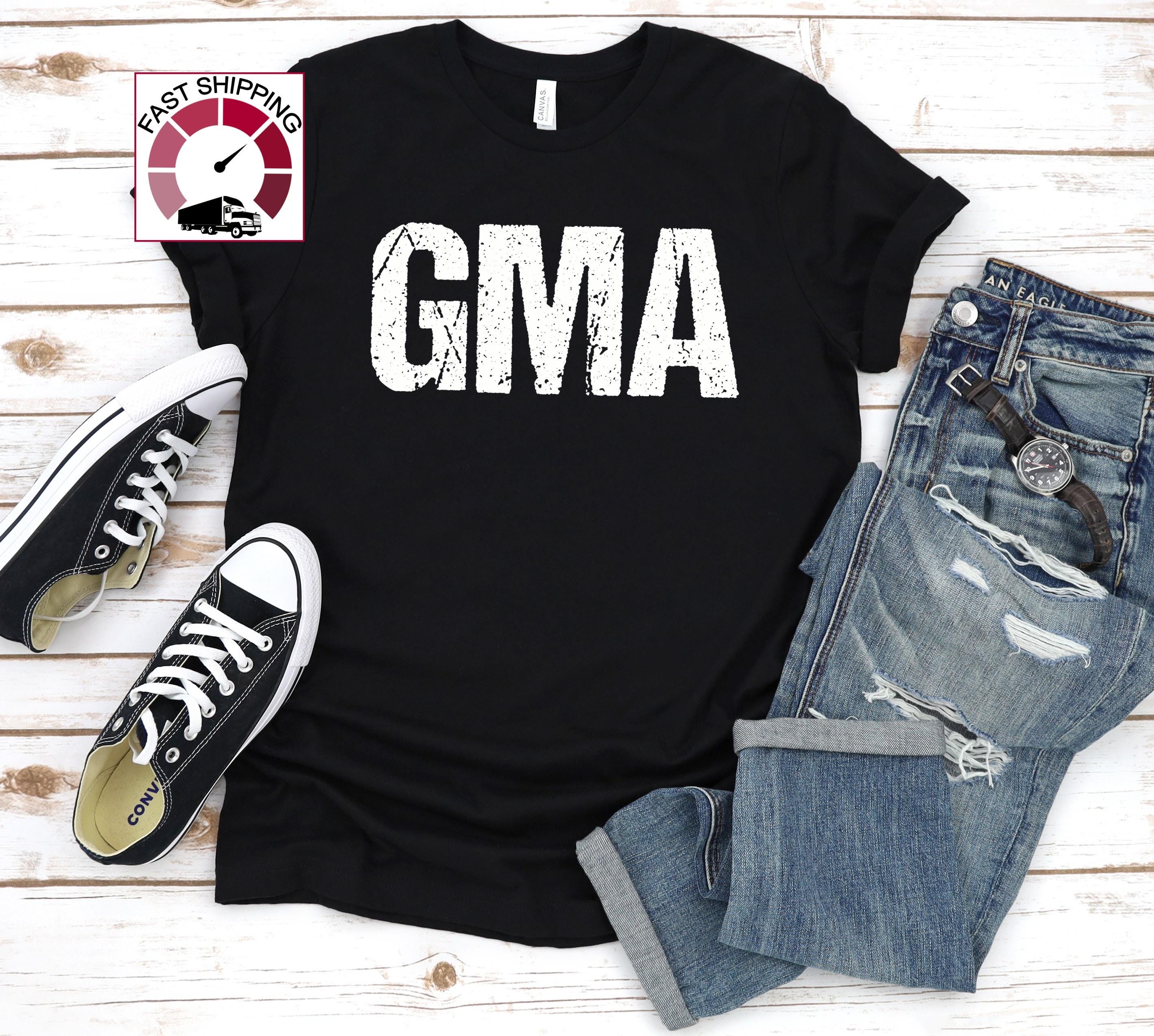 GMA Funny Grandma Shirt,gma Tshirt,gma Gift,grandparents Day Tshirt ...