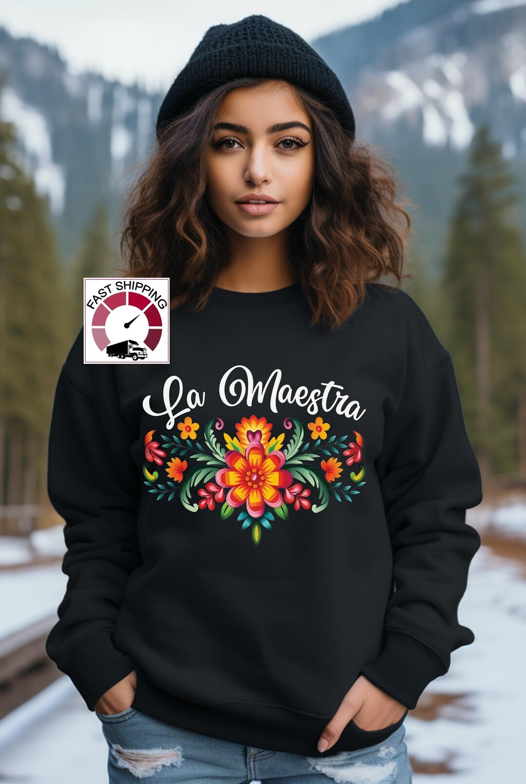 Maestra Sweatshirt,maestra Bilingue Jumper,la Maestra Pullover,gift for Maestra,spanish Teacher ...
