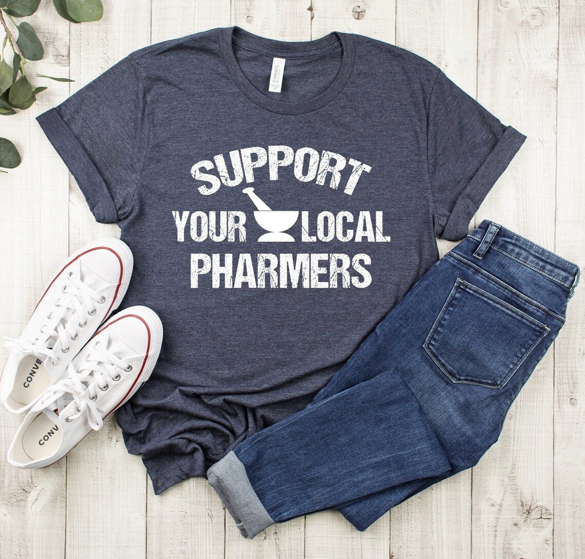 Pharmacy Shirt,pharmacy Tech Shirt,pharmacy Tech Gift,support Your ...