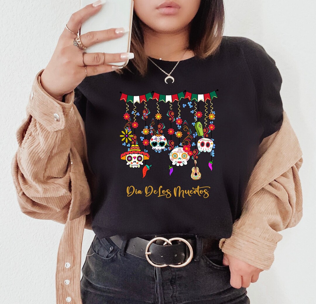 Dia De Los Muertos Shirt,day of the Dead Shirt,sugar Skull Shirt ...