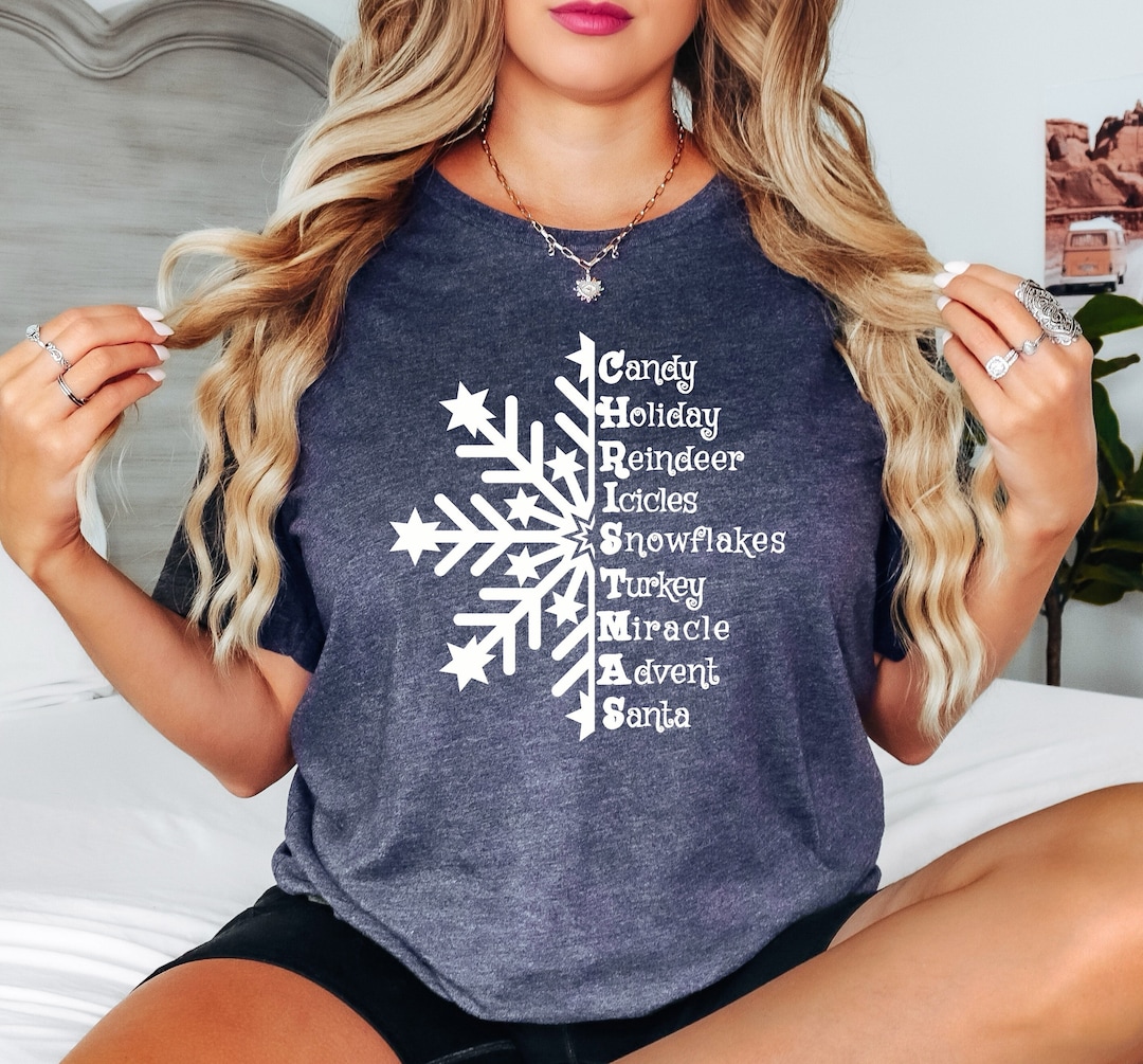 Snowflakes Shirt,snow Day Shirt,winter Shirt,christmas Snow Shirt,snow ...