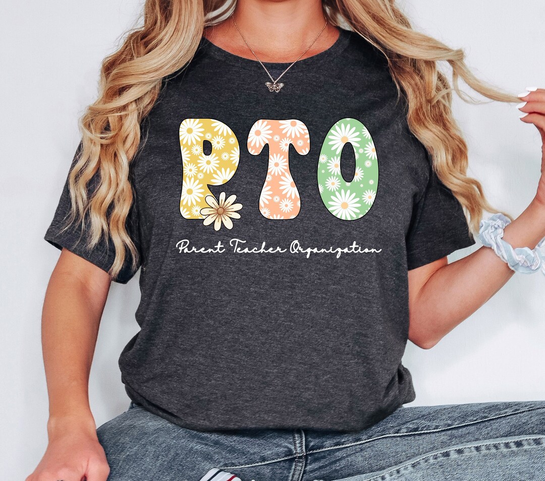 PTO Parent Teacher Organization Shirt,school Volunteer Shirt,pto Board ...